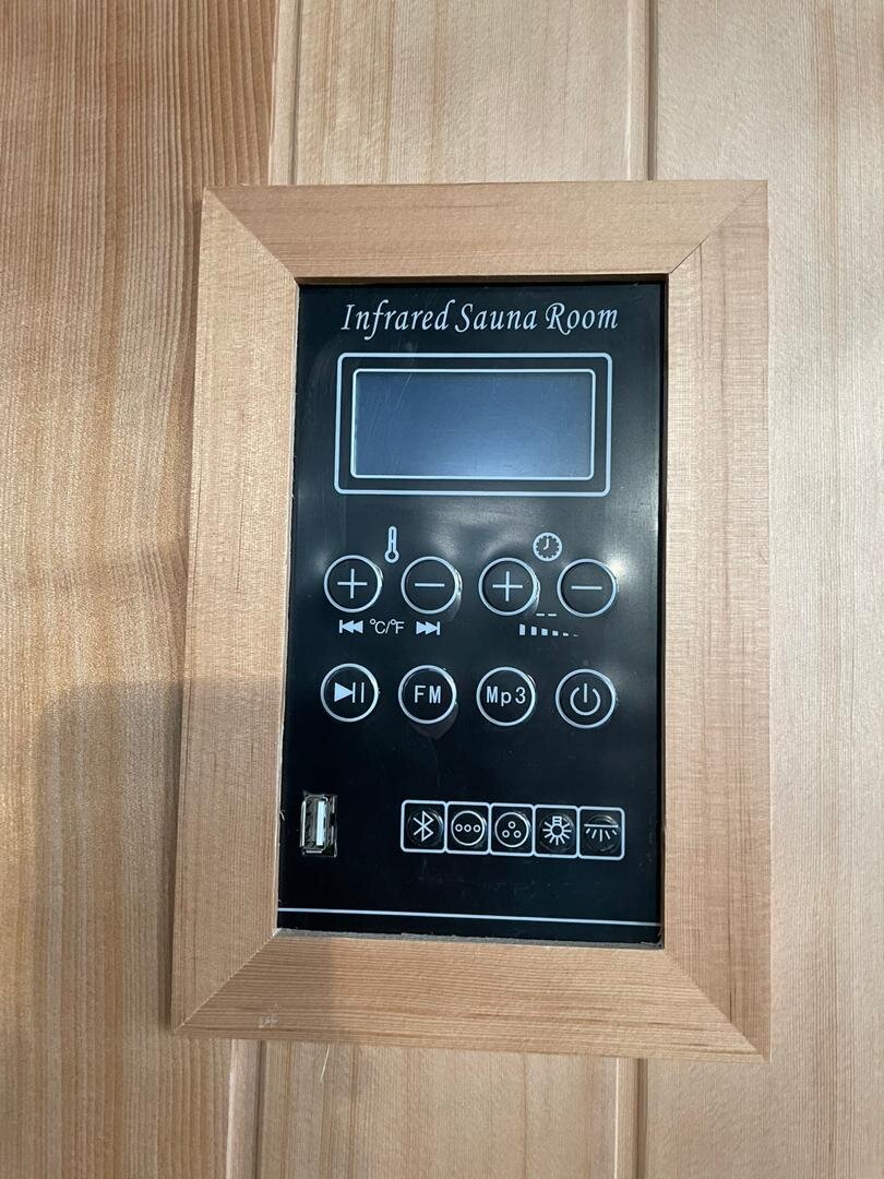 Universal Portrait Infrared Sauna Controller with Bluetooth Audio – Red ...